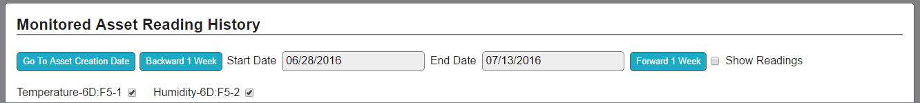 View the reading history of a Monitored Asset – Primex Support